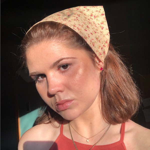 Handmade Patterned Bandanas - Etsy