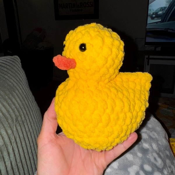 Rubber Ducky No Sew Crochet Pattern, Duck Crochet Pattern, No Sew ...