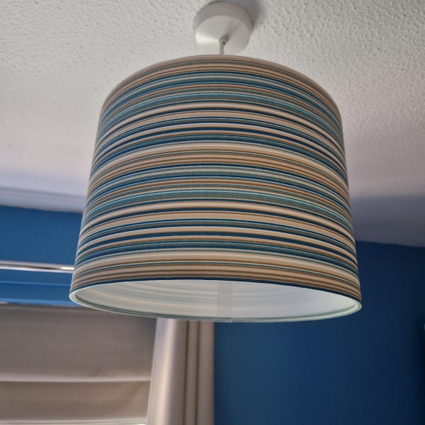 Nautical Lampshade, Sea Turtle Lamp Shade, Ocean Lampshade, Blue Sea ...