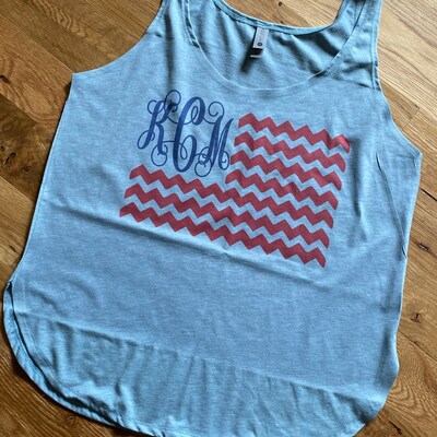 SVG Chevron Flag, Chevron American Flag SVG, Monogram Flag Svg, 4th of ...