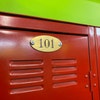 Custom Hand Punched Hotel Room Numbers - Locker Numer Tag - Industrial ...