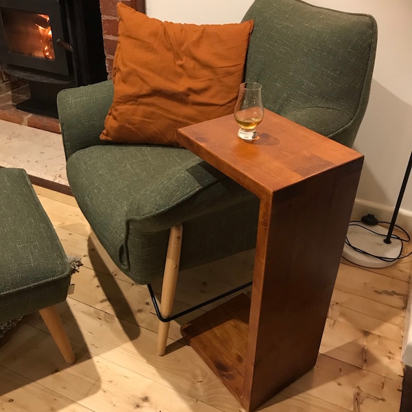 Side Table for Couch Arm Table for Sofa Arm Chair Arm Rest Table ...