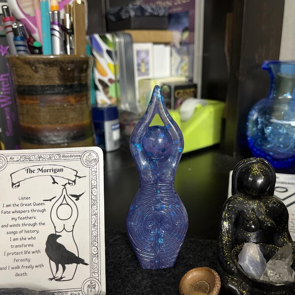 Experimental Color Story Goddess Statue, Semi Transparent Bright Pink ...