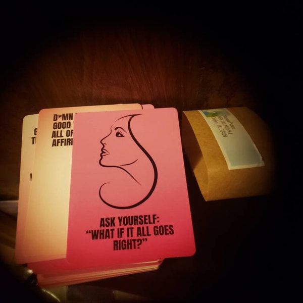 Beginner Oracle Deck, Printable Oracle Cards, Digital Download, Pink ...