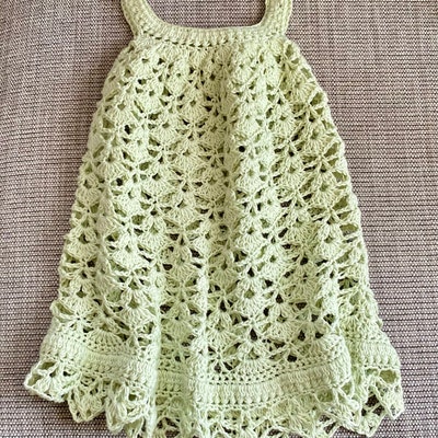 Crochet Dress PATTERN Chantilly Lace Sundress sizes up to 10 Years ...
