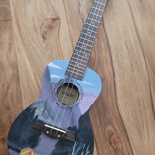 Beautiful Illustrations-handmade Custom Ukulele - Etsy