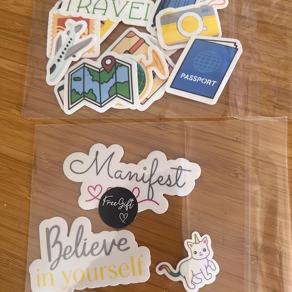 Mini Makeup, Beauty Sticker Pack | 5 Small Makeup Vinyl Stickers ...