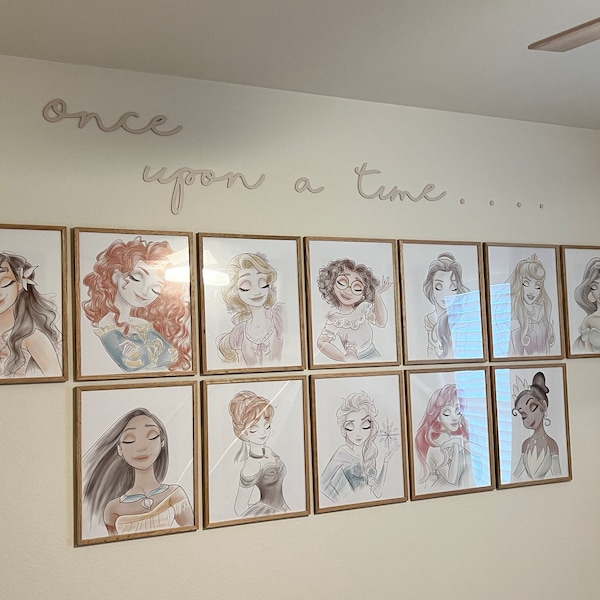 Once Upon a Time Nursery Wall Decor ,once Upon a Time Sign, Once Upon a ...