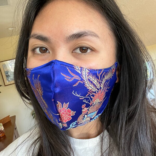 Satin Face Face Mask, Satin Roses, Breathable Mask, Fancy Mask, Wedding ...