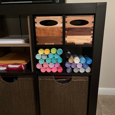 TIMBERNATION Walnut Stack Rack With 3 Round Posts - Etsy Canada