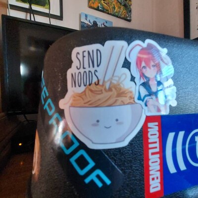 Send Noods Sticker, Quote Sticker, Vinyl Sticker, Laptop Sticker ...