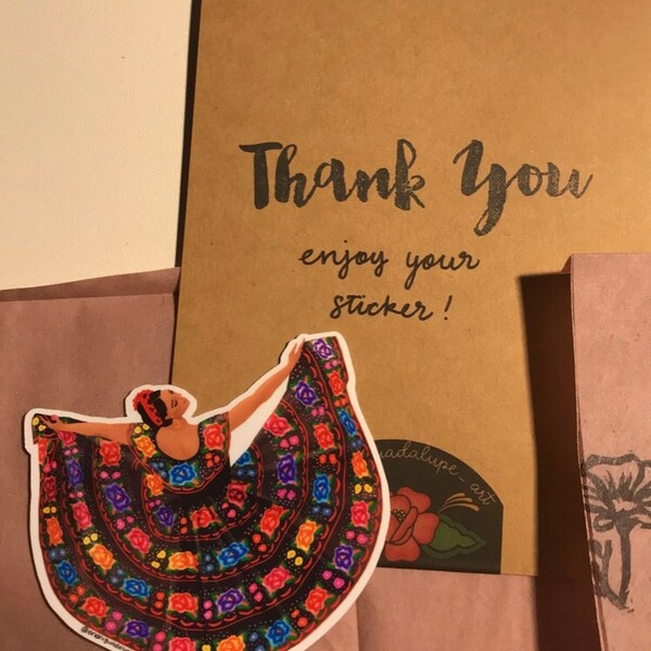 WATERPROOF Chiapas Ballet Folklorico Sticker - Etsy