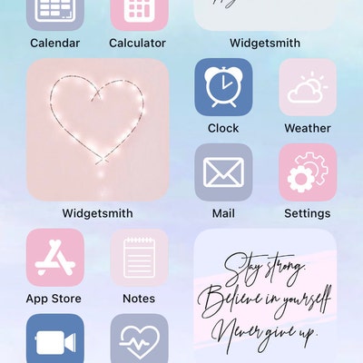 Pastel Ios 14 Icons Pink Ios 14 Aesthetic Pink App Icons - Etsy