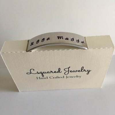 Cuff Bracelet Box Custom Cuff Bracelet Display Cards Blank or Custom 2 ...