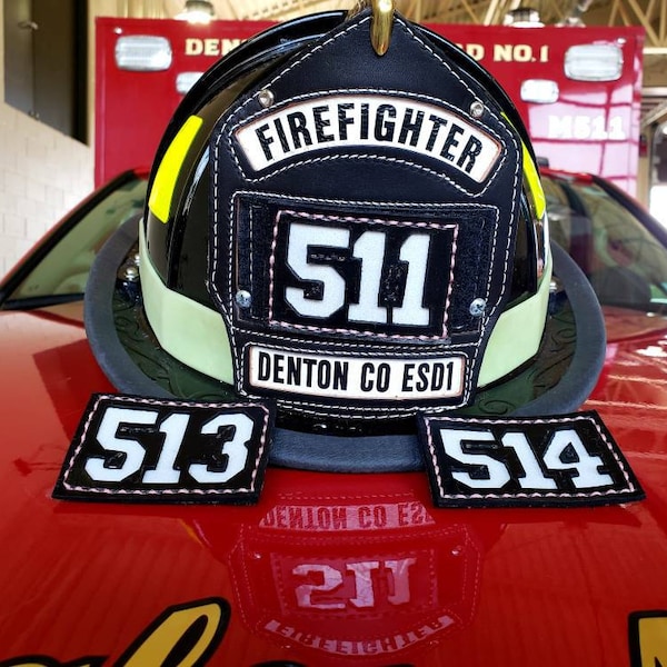 Firefighter XL Helmet ID Tag - Etsy