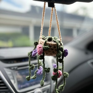 Plant Crochet Pattern, Car Hanging Plant Crochet Pattern, Crochet ...