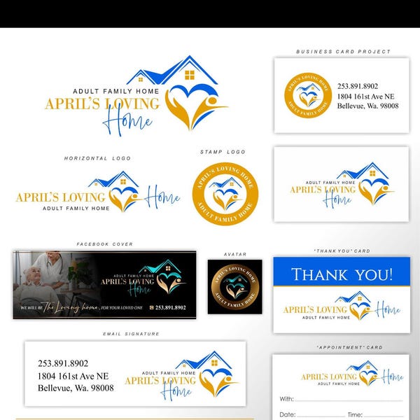 Home Care Logo, Home Service Logo, Home Assistant Logo, Health Care ...