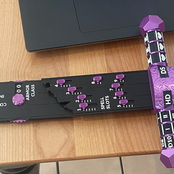 Dnd Character Stat Tracker Sword Extension (only) - Etsy
