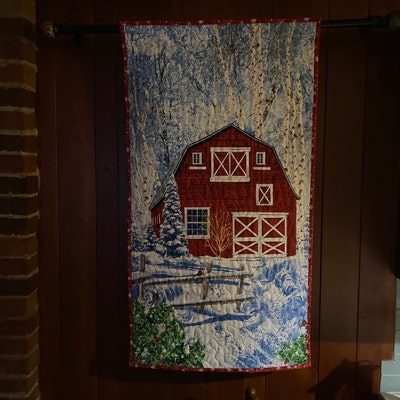 Wall Hanging Quilt, Cabin Wall Quilt, Lake House Retreat, Summer ...