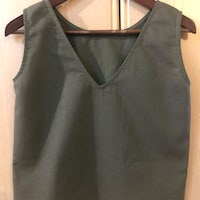 Linen Tank Top Printable PDF, Linen Basic Blouse, Easy to Sew, Womens ...