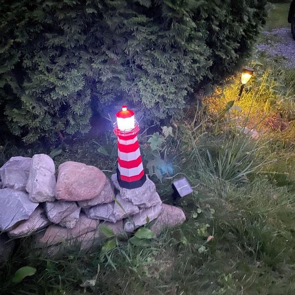 The Indoor / Outdoor Lighthouse With Lighted Beacon - Etsy