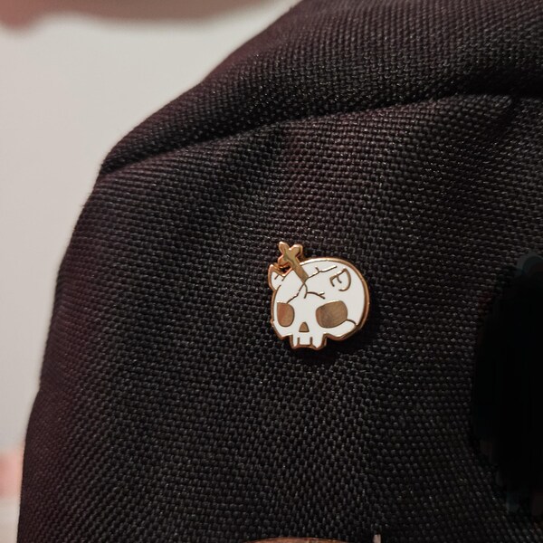 Blind Angel of Justice, Gothic Enamel Pin, Alt Pin, Occult, Gold Finish ...