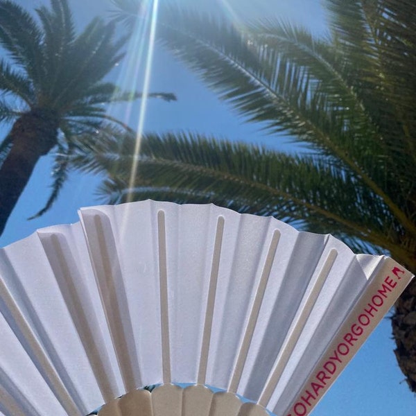 Personalised Pink Hand Fan, Hen Party Fan, Bridal Party Favours for Hen ...