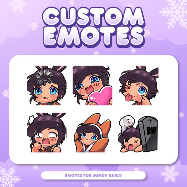Custom Twitch Emotes Animated Emotes Twitch Emote for Streamer YCH ...