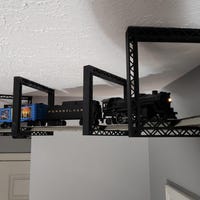 HO Scale Wall Mount Room Kit for Train Track, Fits 10ft X 10ft, Larger ...