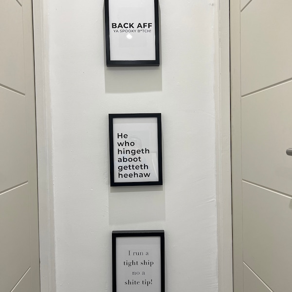 Haud Yer Wheesht Scottish Word Print Scottish Saying, Typography Print ...