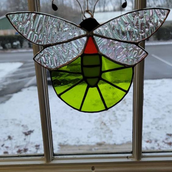 Pattern- Firefly Stained Glass Pattern - Etsy