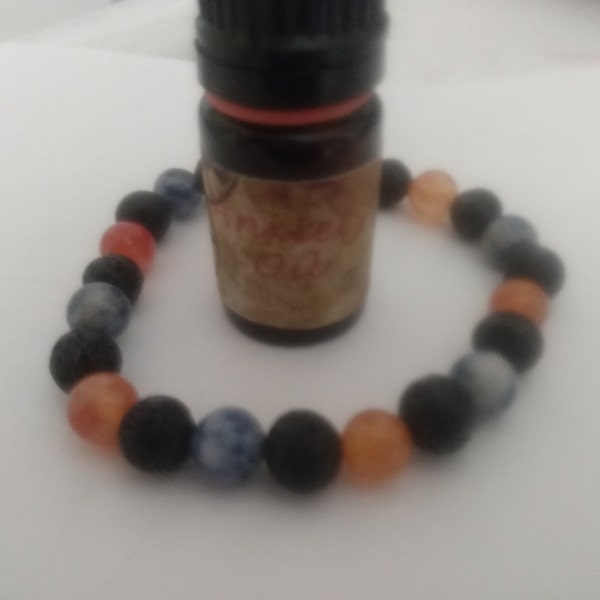 7 Chakras Essential Oil Blend Set With Gemstone and Color Therapy - Etsy