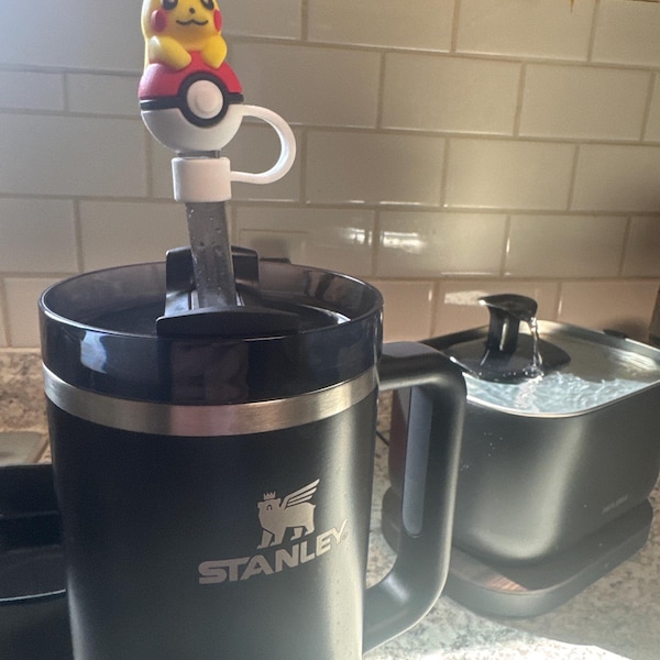Straw Topper With Lid (snoopy) - Etsy