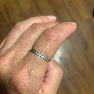 Sterling Silver Stacking Rings Three Ring Band Set, Stackable Ring ...