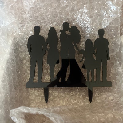 Family Cake Topper Family Wedding Family Topper Wedding - Etsy