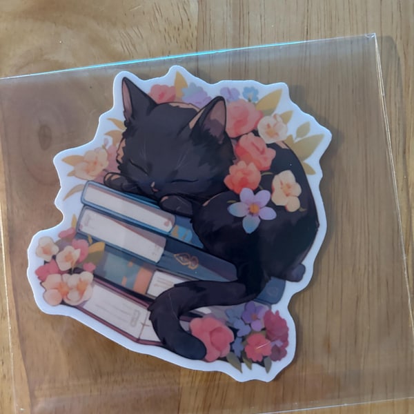 Adorable Bumblebee With Flower Sticker, Journal Sticker, Bug Decal ...