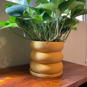 Bubble Plant Pot Unique, 3D Printed Planter, Planter With Drainage ...