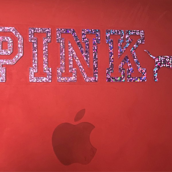 VS Pink Inspired Pink W/ Dog - Vinyl Adhesive Decal | Car Decal ...