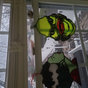 Frankenstein Suncatcher / Wall Decor / Window Decor / Bride's Sidekick ...