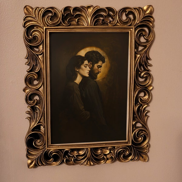 Sappho & Erinna | Printable Oil Painting, Sapphic Art, Queer Love ...