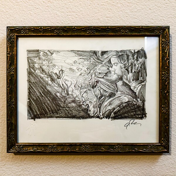 Ornate Green Gold Picture Frame,vintage Green Gold Ornate Frame,fancy ...