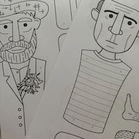 Famous Artist Paper Dolls monet, Basquiat, Haring, O'keeffe, Da Vinci ...