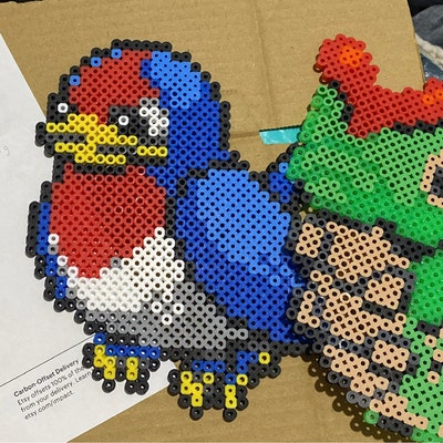 3d Parrot Perler Bead - Etsy