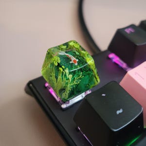 Galaxy Artisan Keycap, Space Resin Keycap, Interstellar Artisan Keycap ...