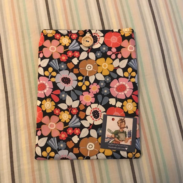 Patchwork Small Drawstring Bag / Linen Bag Small / Project Bag / Travel ...