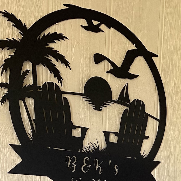 Custom Beach Decor, Nautical Decor, Lake House Decor, Summer Beach ...