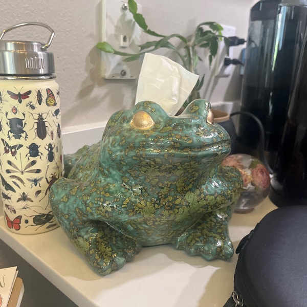 CUSTOM Painted Ceramic Arnel Toad Toilet Paper Holder LARGE - Etsy