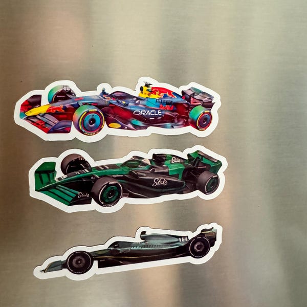 Ferrari F1 Car Sticker - Etsy