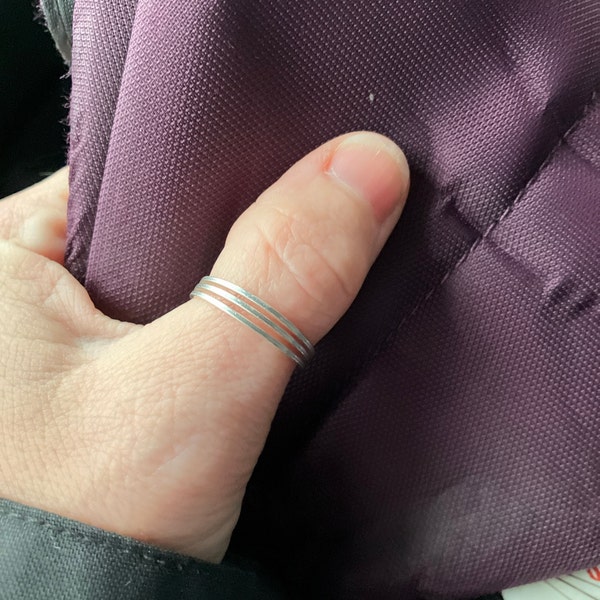 Scissors Ring in Sterling Silver | Unique Trendy Hypoallergenic ...