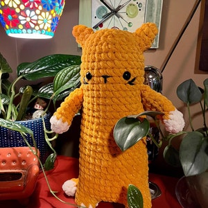 Small Long Cat Crochet Pattern. Make Your Own Cute Amigurumi Long Cat ...